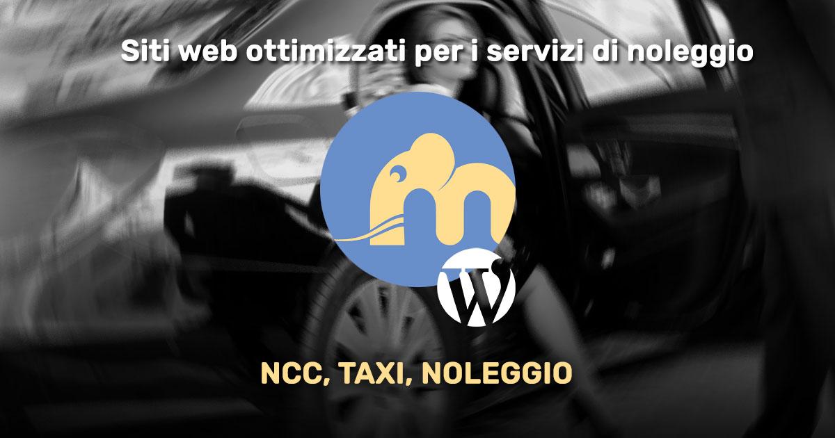 Siti web per noleggio taxi ncc | Creazione Siti Web
